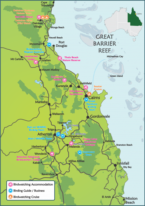 Accommodations | Bird Trails Tropical North Queensland